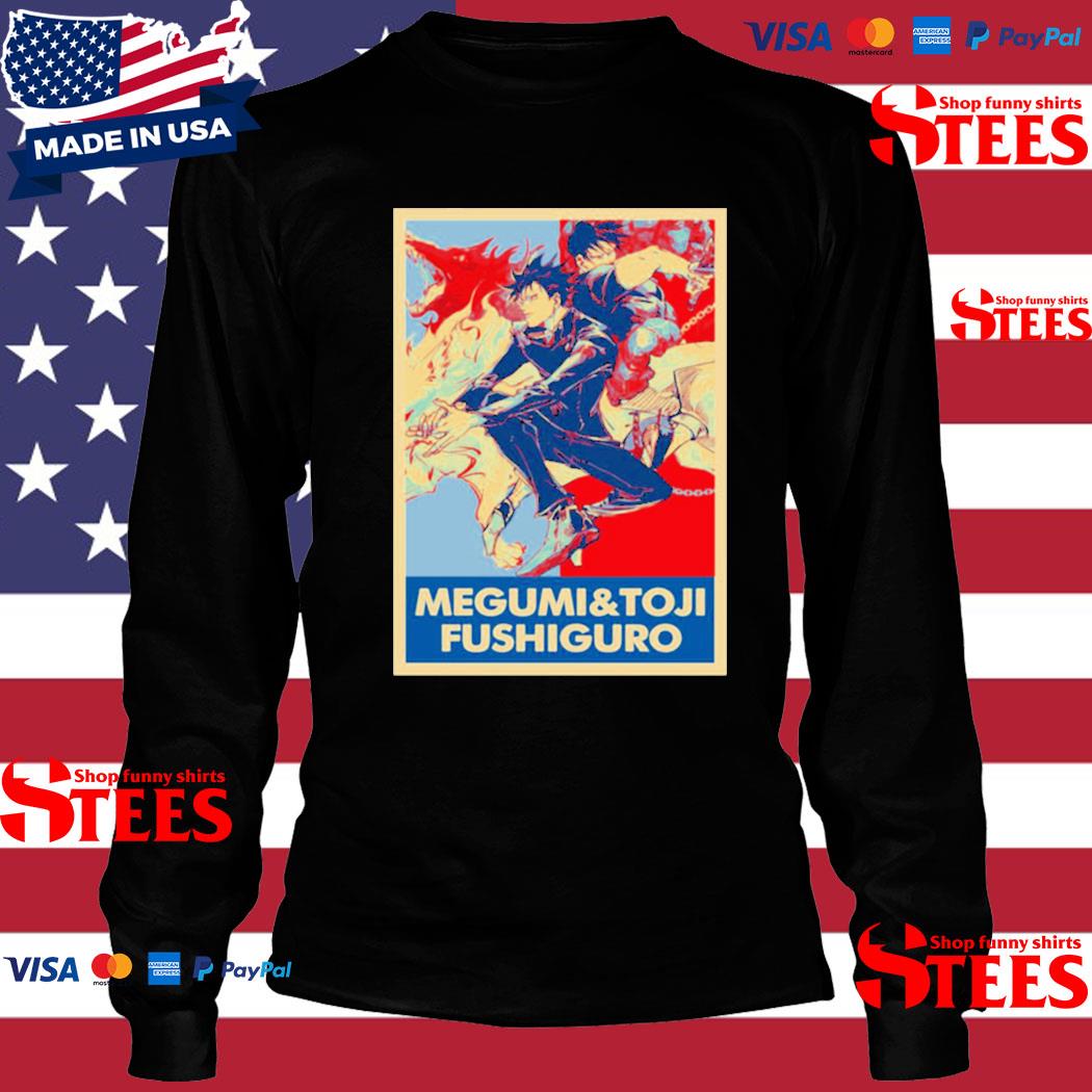 Official megumI and tojI fushiguro jujutsu kaisen hope style shirt ...