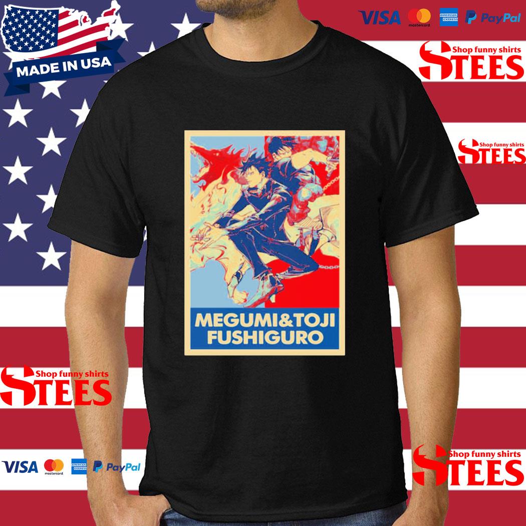 Official megumI and tojI fushiguro jujutsu kaisen hope style shirt ...