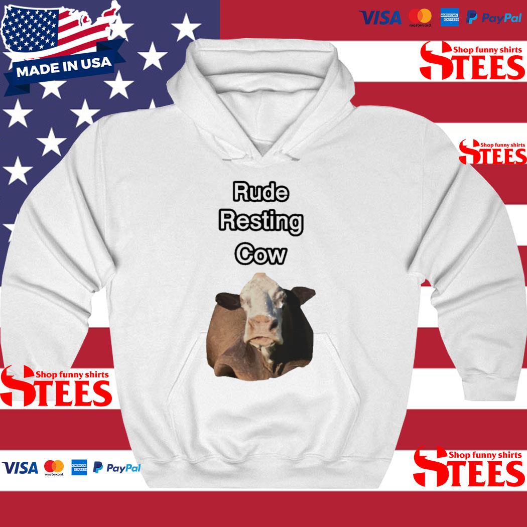 Official Rude Resting Cow T-Shirt – HERAPREMIUM
