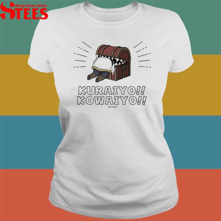 Official Dezaegg kuraiyo kowaiyo T-shirt, hoodie, tank top, sweater and long sleeve t-shirt