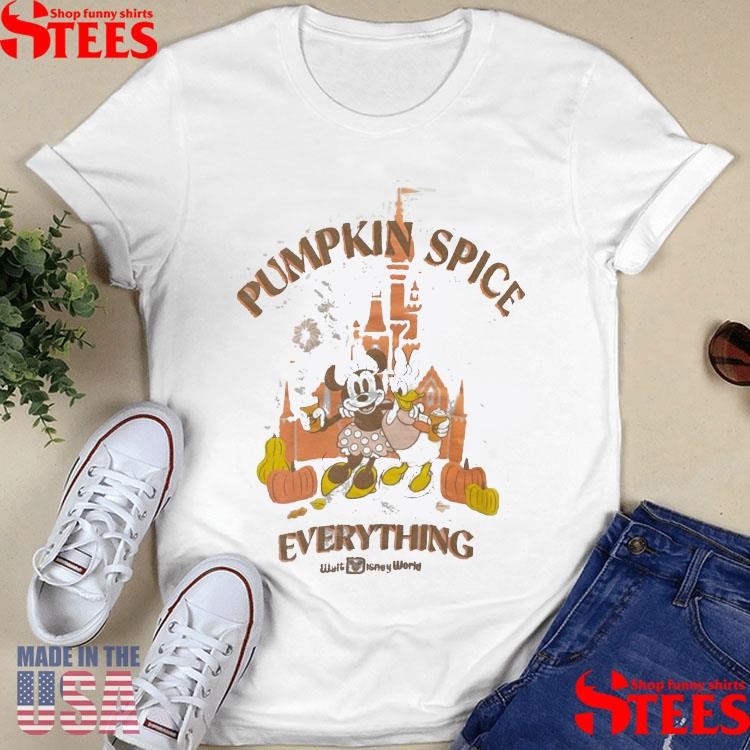 Official Minnie Mouse And Daisy Duck Pumpkin Spice Everything T-shirt ...