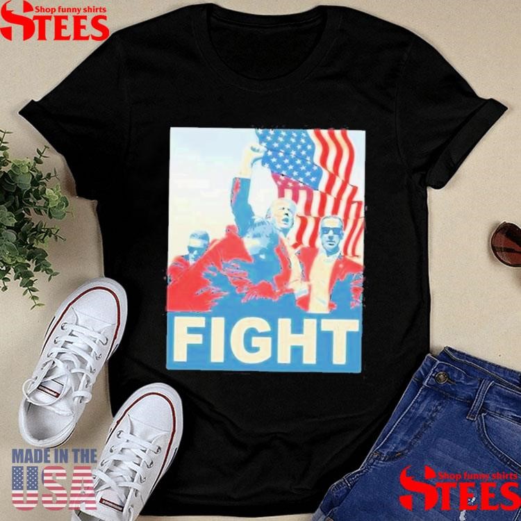Official Trump Fight Iconic 2024 T-Shirt, hoodie, tank top, sweater and ...