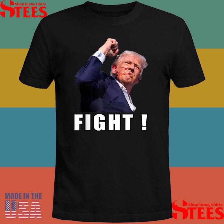 Official Trump shot shirt Attempted Assassination shooting top T-Shirt ...