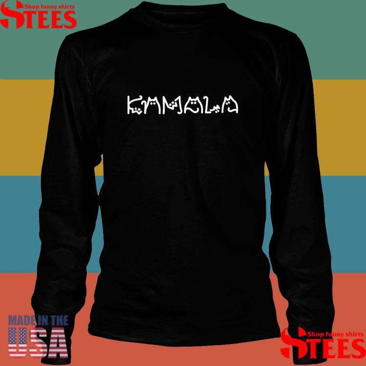 Kamala Harris Cat Lettering Positive Shirt, hoodie, tank top, sweater ...
