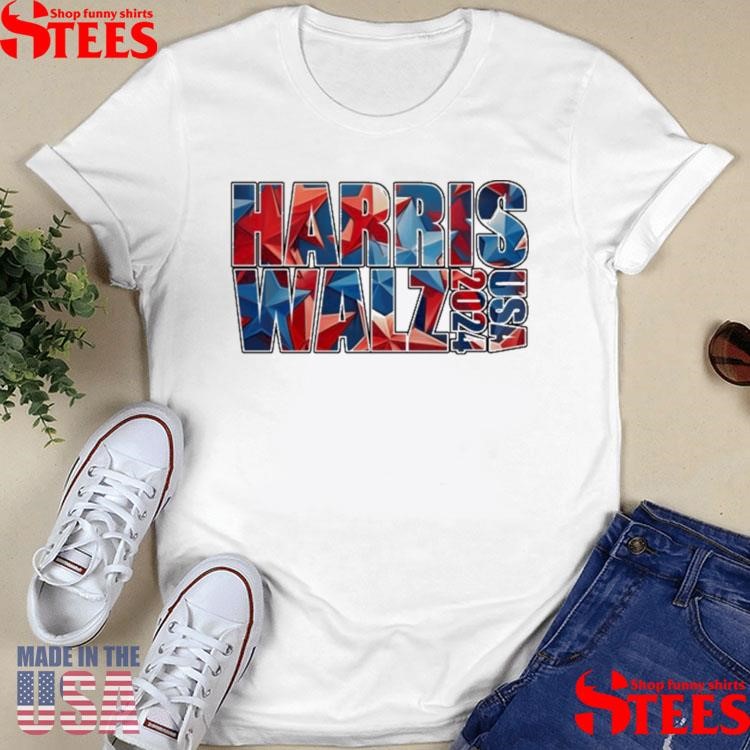 Official Harris Walz 2024 Usa Shirt, hoodie, tank top, sweater and long ...