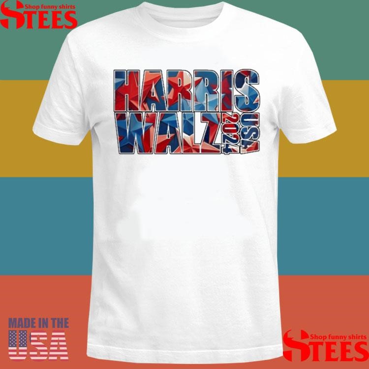 Official Harris Walz 2024 Usa Shirt, hoodie, tank top, sweater and long ...