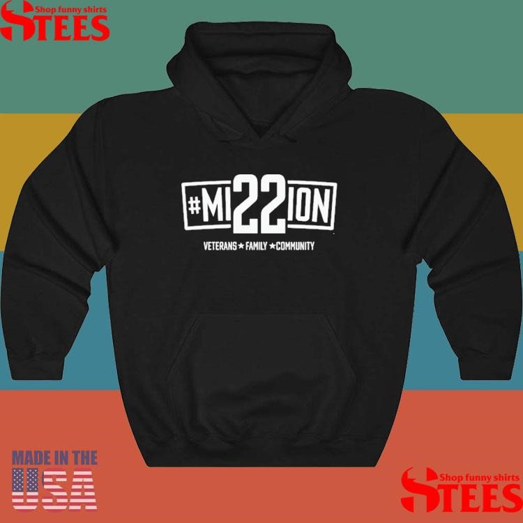 Official Tim Walz Mission 22 Charcoal Shirt, hoodie, tank top, sweater ...