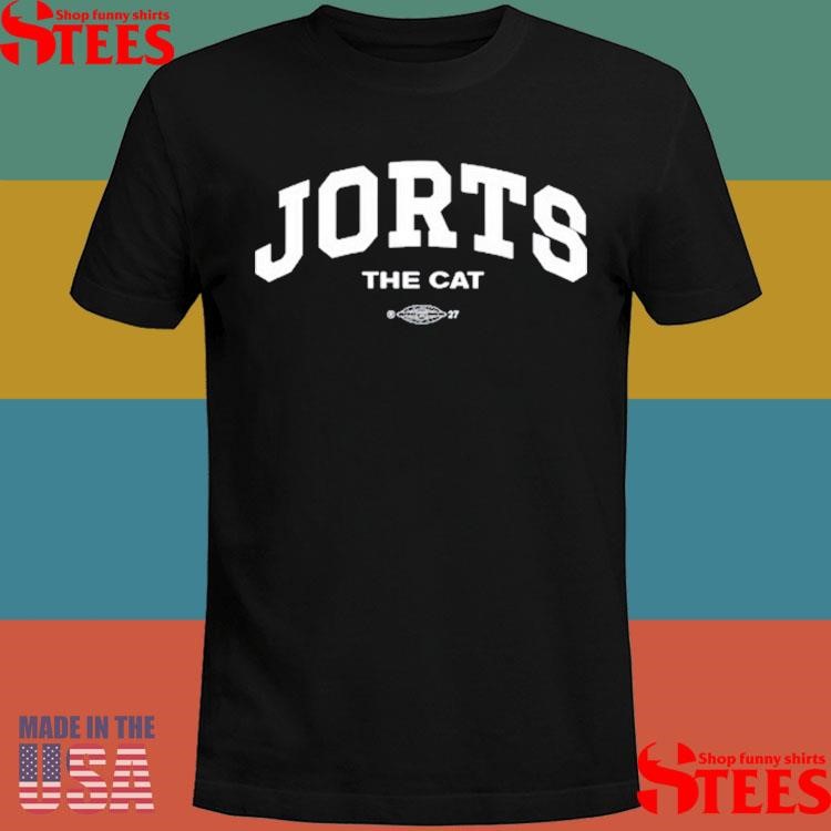 Official Happy Labor Day Jorts The Cat Shirt, hoodie, tank top, sweater ...