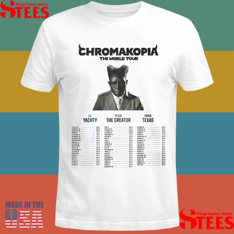 Official Tyler the Creator Chromakopia World Tour 2025 Shirts, hoodie ...