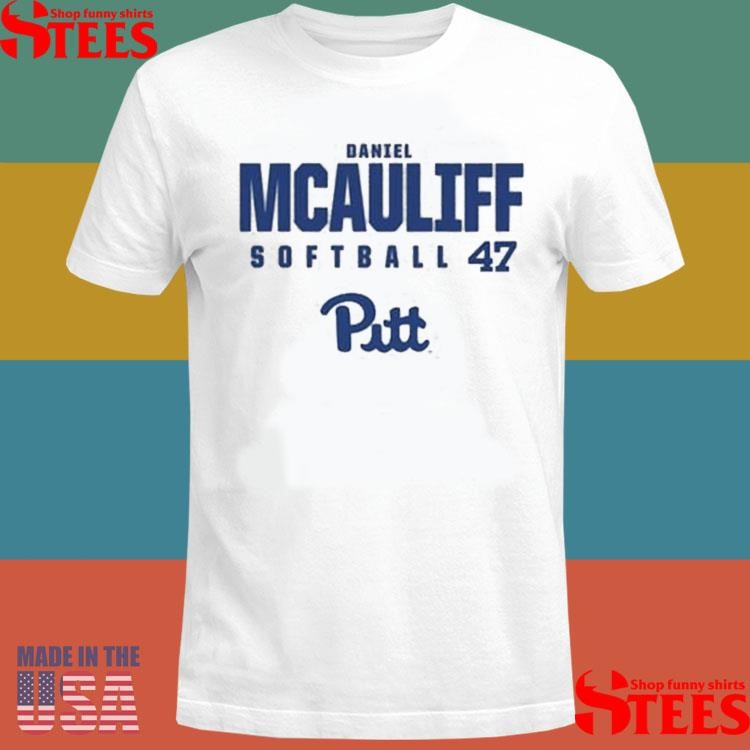 Official Daniel Mcauliff Pitt Panthers Ash Rally Nil Stacked Box Shirts ...