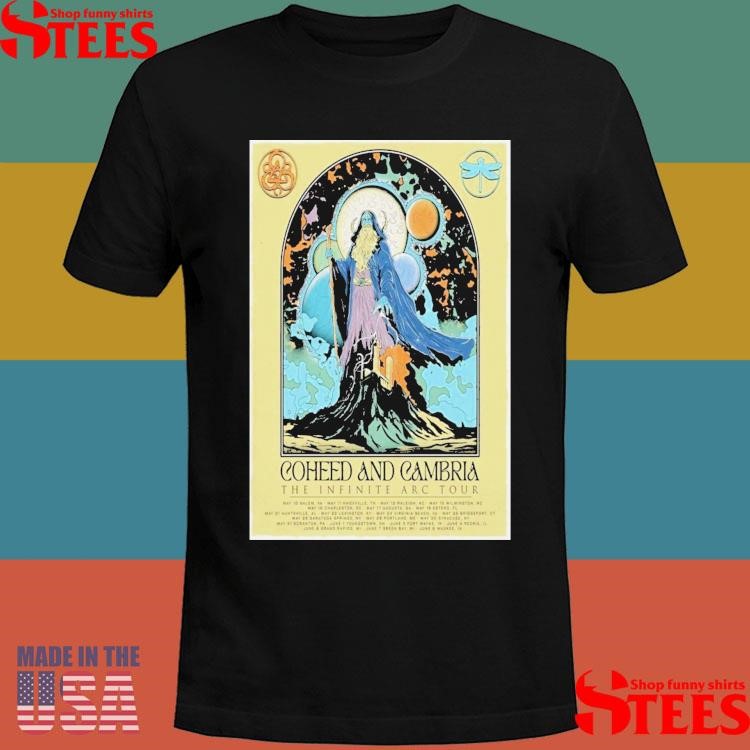 Official Coheed And Cambria The Infinite Arc Tour 2025 Poster Shirts ...