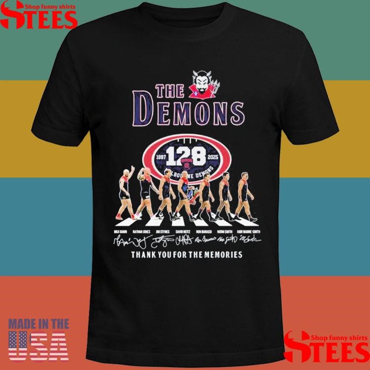 Official Melbourne Demons 128th Anniversary1897-2025 Thank You For The ...