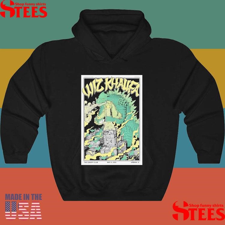 Official Wiz Khalifa Urbana Illinois 2025 Poster At The Canopy Club On May 21 2025 Godzilla ...